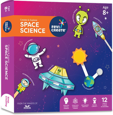 Fevicreate Space Science Kit, DIY Art & Craft Set, Includes Space ...