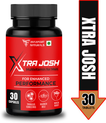 Maxfort natural xtra josh capsule for stamina & strength 30cap(30 ...