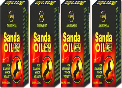 N2B AYURVEDA Sanda oil for men, aroma massage oil(Pack of 4) Lowest ...