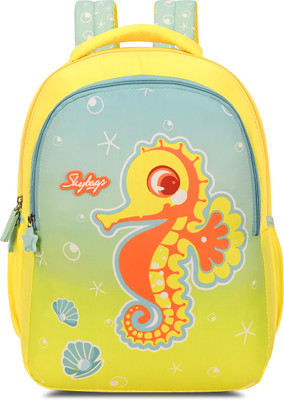 SKYBAGS SNUGGLE 02 SCHOOL BACKPACK YELLOW 18 L Backpack(Yellow) Lowest ...