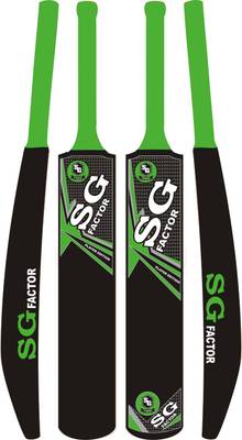 SG fitness SG FACTOR PVC SHORT HANDLE CRICKET BAT GREEN PVC PVC/Plastic ...