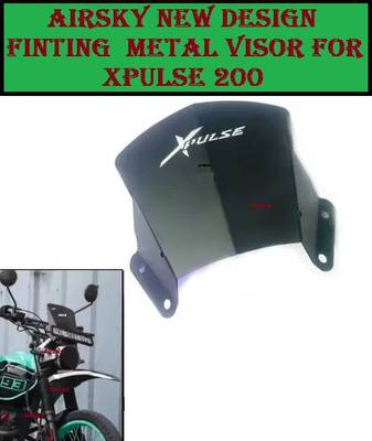 AIRSKY HEAVY METAL ORIGINAL FITTING VISOR FOR HERO XPULSE Bike Windshield - Price History