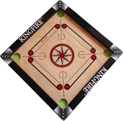 KINGFIRE Small Carrom Board with Coins – Compact Fun for All Ages 50 cm ...