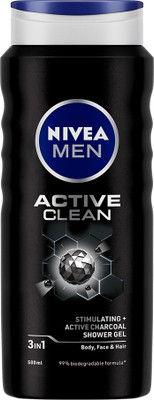 NIVEA Active Clean Shower Gel(500 ml) - PaisaWapas