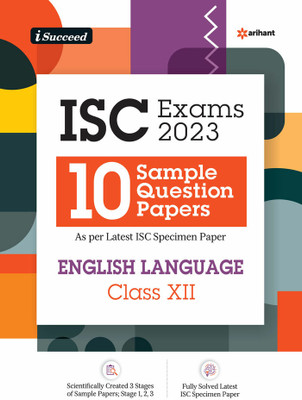 I Succeed 10 Sample Question Papers ISC English Language Class 12 for ...