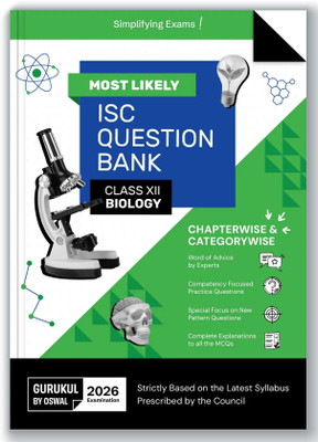 Gurukul By Oswal Biology Most Likely Question Bank for ISC Class 12 ...