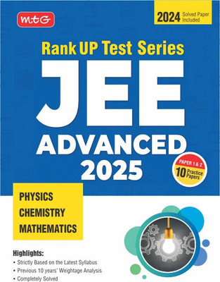 MTG JEE Advanced Rank Up Test Series For 2025 Exam - Physics, Chemistry ...