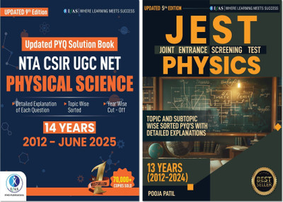 JEST Physics PYQ Book - CSIR NET Physical Science 2026 (Set of 2 Books ...