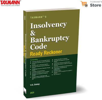 Taxmann's Insolvency and Bankruptcy Code Ready Reckoner [2025 ...