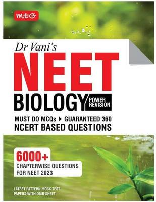 MTG NEET Biology Power Revision Book By Dr Vani - NCERT Based Questions ...