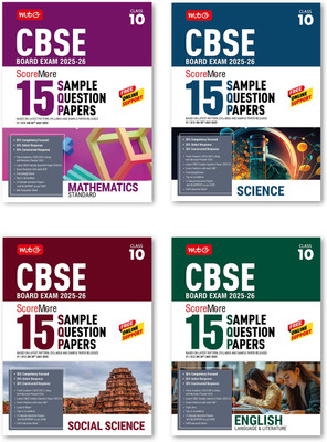 MTG CBSE Class 10 ScoreMore 15 Sample Papers Science, Mathematics ...