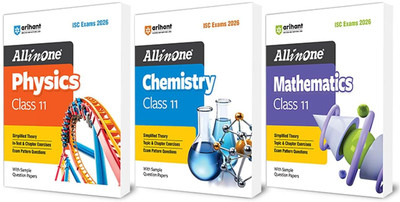 Arihant Isc All in One Physics, Chemistry and Math Class 11 for Exams ...
