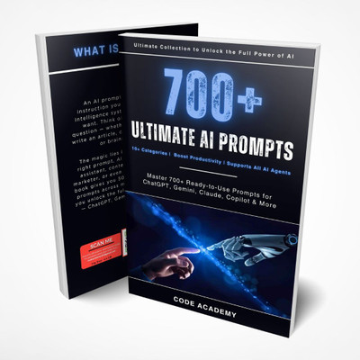 AI Prompt Book 2025 | Master AI Agents with 700+ Pre-Built AI Prompts ...