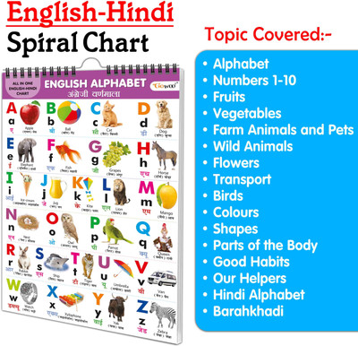 Children's educational Chart collection : My First ALL IN ONE SPIRAL ...