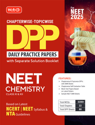 MTG Chapterwise Topicwise DPP NEET Chemistry (Daily Practice Papers) With Separate Solution ...
