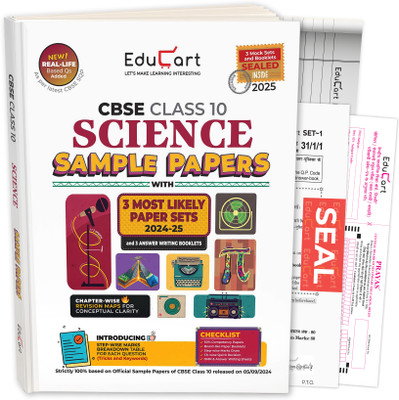 Educart CBSE Sample Question Papers Class 10 Science Book (For 2025 ...