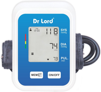 Dr Lord Digital Blood Pressure Monitor DIGI BP 2.5 Bp Monitor(White ...
