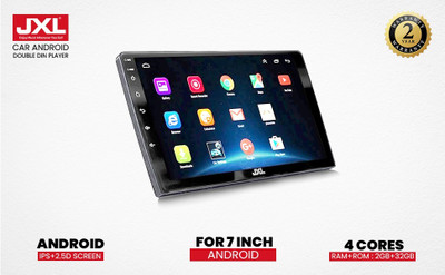 JXL 7 Inch Car Android 2GB/32GB Touch Screen Quad Core Processor 1280P ...