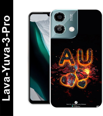 LUCKY MOBI.COM Back Cover for Lava Yuva 3 Pro, AU NAME, AU LOVE, AU ...