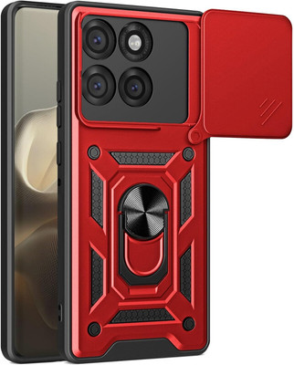 Elica Bumper Case for Motorola Moto Edge 60 Pro 5G(Red, Ring Case, Pack ...
