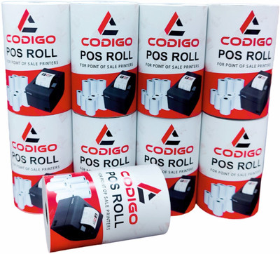 Codigo Thermal POS ROLL 3 INCH X 30Mtrs. (24 ROLLS) Thermal Cash ...