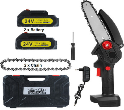 purvish Chainsaw Cordless 6 Inch Cutting Area Wide Heavy Duty Battery ...