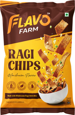 FlavoFarm Ragi Chips Manchurian Flavour | Healthy & Crispy Millets ...