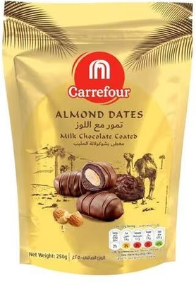 Carrefour Almond Dates Coated With milk Chocolate Love To Share ...