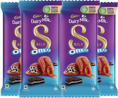 Cadbury Dairy Milk Silk Oreo Chocolate Bars(4 x 130 g) - PaisaWapas