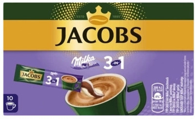 Jacobs Milka 3in1 10 Pieces Sachets Instant Coffee(180 g) Lowest Price ...