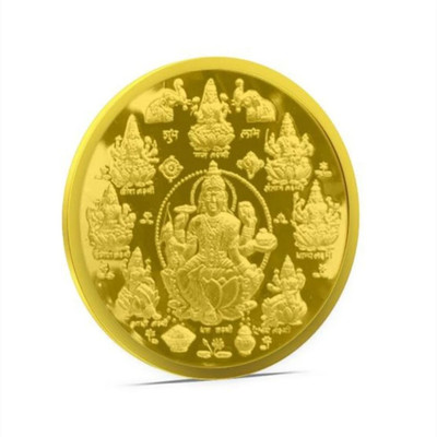 Aspect Bullion & Refinery Ashta Lakshmi 24 (995) K 10 g Gold Coin ...