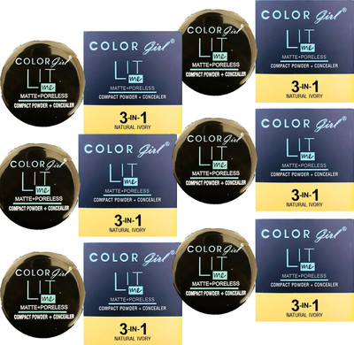 NG MART COLOUR GIRL LIT ME COMPACT POWDER + COUNCEALER FOR BRIGHTER ...