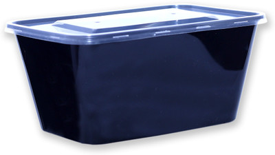 Food Parcel Box Plastic Utility Container - 1000(Pack of 500, Black ...