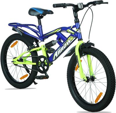 MODERN ARROW 20T kids cycle with suspension inbuilt carrier 5-8 years ...