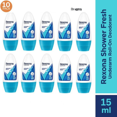 Rexona Shower Fresh Underarm Roll On Stay Fresh All Day Deodorant Roll ...