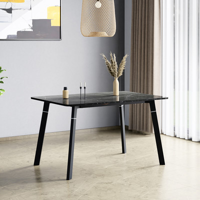 Godrej Interio Aclectic Engineered Wood 4 Seater Dining Table(Finish ...