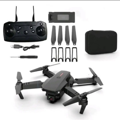 Dinosaur E88 Pro Drone Mini Foldable Drone with 4K HD Dual Camera & One ...