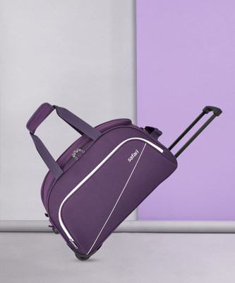 SAFARI PEP 65 RDFL PURPLE TROLLEY DUFFEL BAG Duffel With Wheels ...