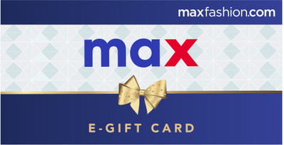 Max Fashion Online E-Gift Voucher Clothing Digital Gift Card Lowest ...