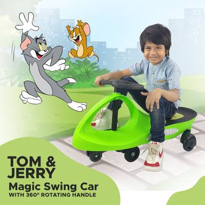 NHR Swing Car With Tom & Jerry Cartoon| 360 Rotating Handle| Weight ...