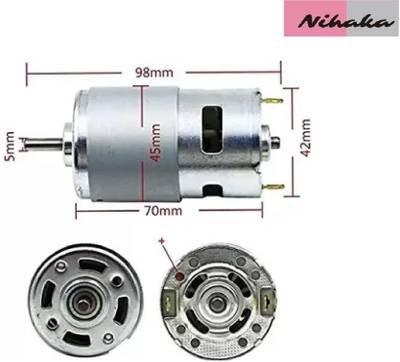 NIHAKA RS-775 Motor Large Torque High Power Low Noise Brushed DC Motor ...