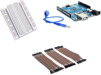 Self Lub Arduino UNO R3 Board with Breadboard and Jumper Wire Starter ...