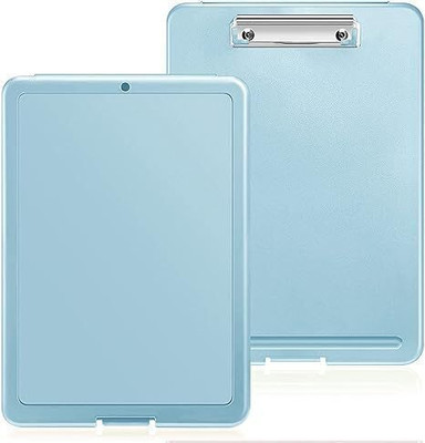 Bluedeal A4 Clip Pad/Clipboard with Storage Case for Paper and Document ...