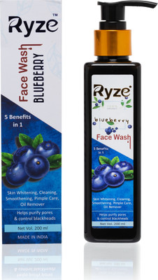 Ryze Deep Cleaning & Moisturizing with Blueberry Face Wash(200 ml ...