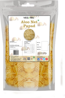 Veganic Potato Net Papad | Aloo Jaali | Homemade Papad – Alu chips jali ...