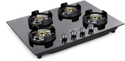 PADMINI Gas Hob CS 425 GL IB ISI Mark Indian Burner Built in Hob ( 2Big ...