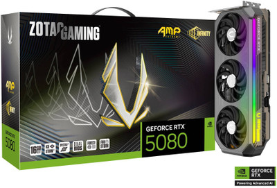 ZOTAC GAMING GeForce RTX 5080 GDDR7 16 GB NVIDIA Chipset 256 bit 2670 ...