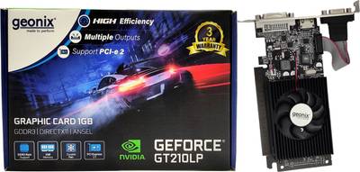 GEONIX NVIDIA GX-GT210LP 1 GB DDR3 Graphics Card - Price History