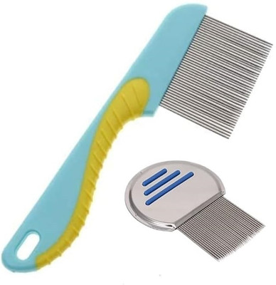 otoobest 2-Piece Stainless Steel Lice Egg and Lice Comb for Men & Women ...