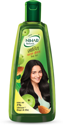 Nihar Naturals Shanti Amla and Badam Hair Oil(300 ml) - PaisaWapas